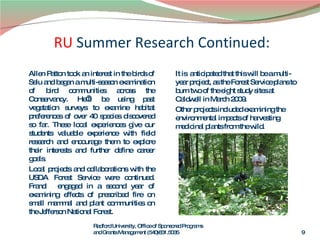 Radford's On The Move | PPT | Biological Sciences | Science