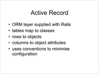 Ruby on Rails Presentation | PPT