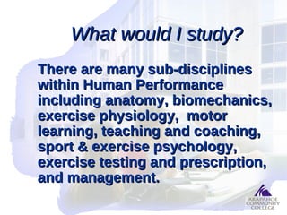 What is the Human Performance Program? | PPT