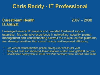 Christopher Reddy | PPT