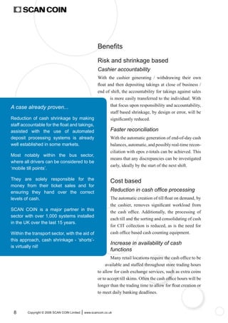 Reducing Cost And Risk In Cash Handling | PDF
