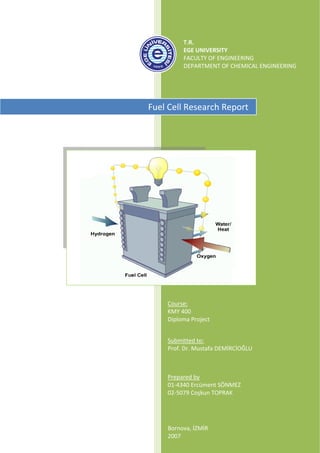 Research Report - Fuel Cell | PDF
