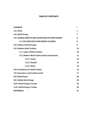 Research Report - Wind Energy | PDF