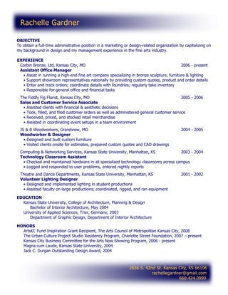 Resume Rachelle Gardner | PDF