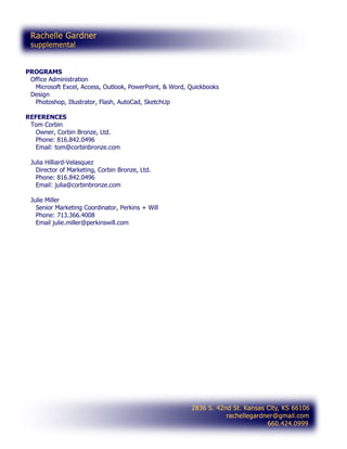 Resume Rachelle Gardner | PDF