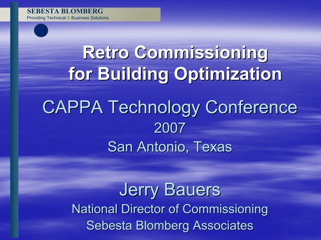 Retro Commissioning | PDF