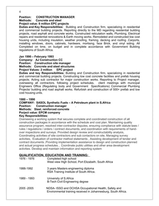 Robert W Kapp Resume | DOC