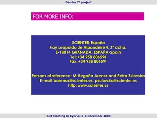 Scienter ES Visit Card | PPT