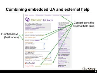 Embedded User Assistance Best Practices, Scott DeLoach, ClickStart | PPT