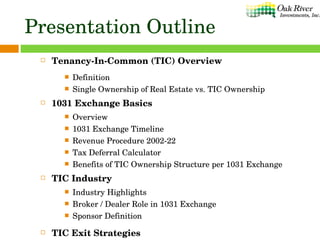 Tenancy-in-Common Property Solutions | PPT | Stocks and Bonds ...