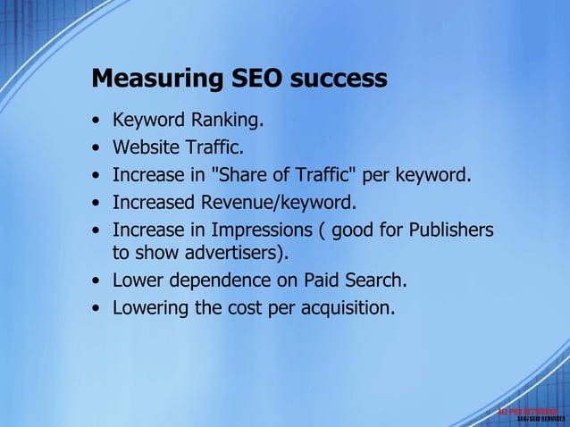 Seo Marketing Plan Ppt | PPT