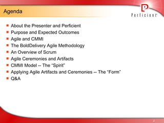 Realizing CMMI Spirit in Agile Form | PPT