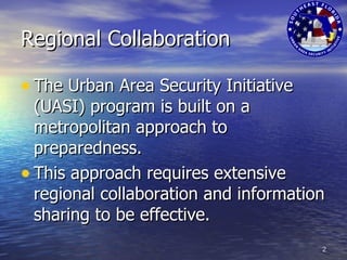 SFUASI Regional Collaboration | PPS