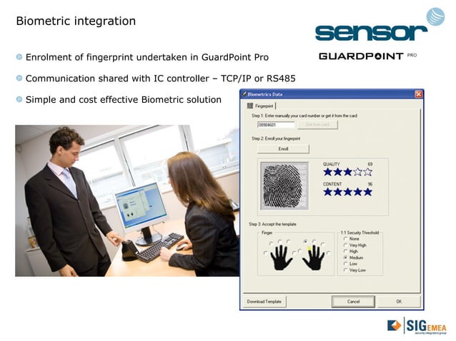 Sig Sensor New Presentation June 2008 | PPT