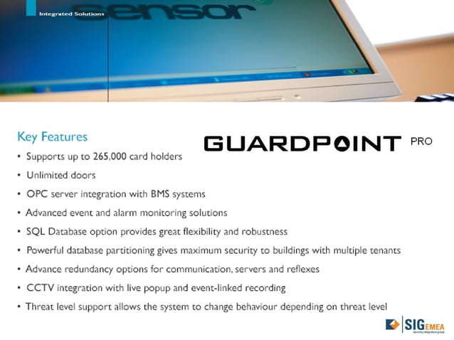 Sig Sensor New Presentation June 2008 | PPT