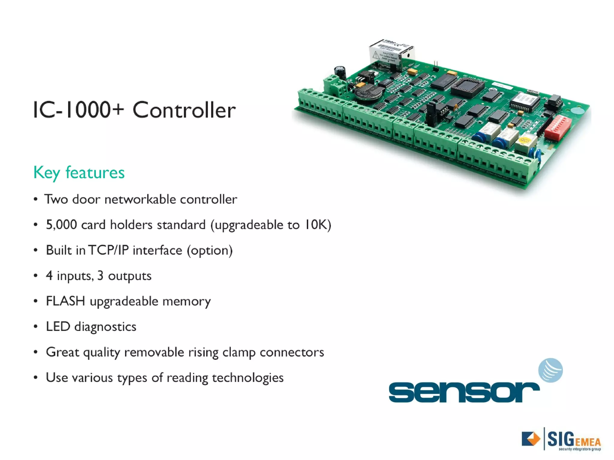 Sig Sensor New Presentation June 2008 | PPT