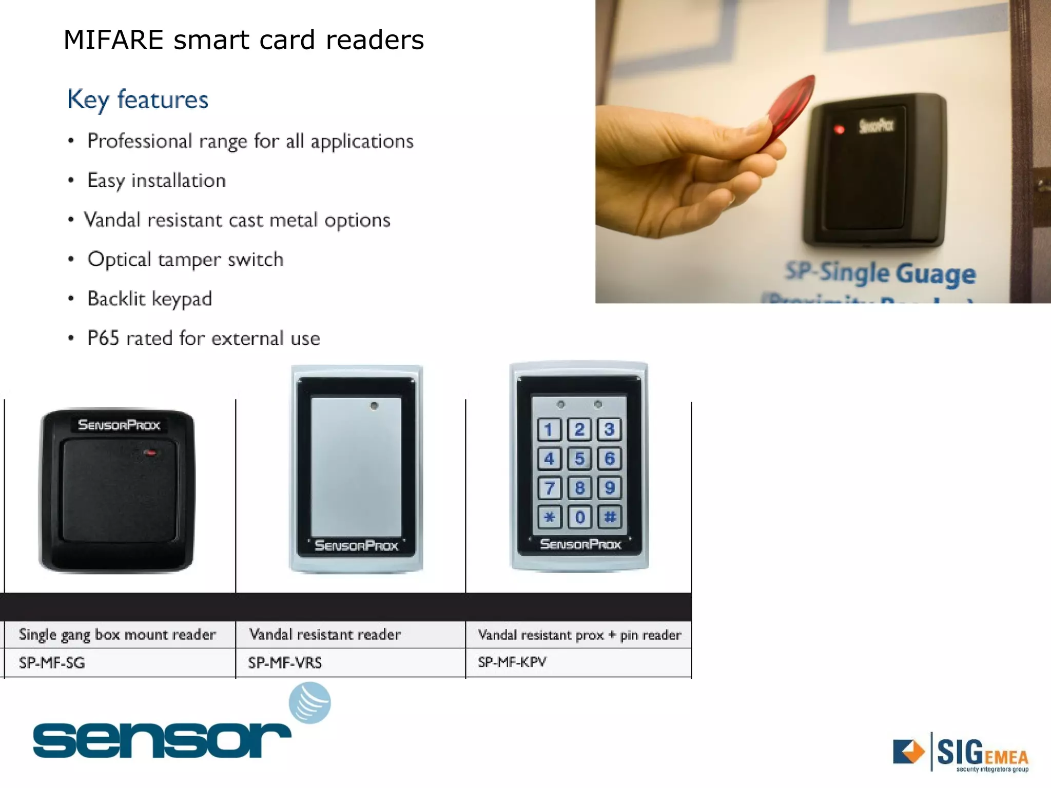 Sig Sensor New Presentation June 2008 | PPT