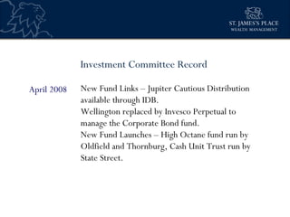 Sjp Approach To Investment | PPT