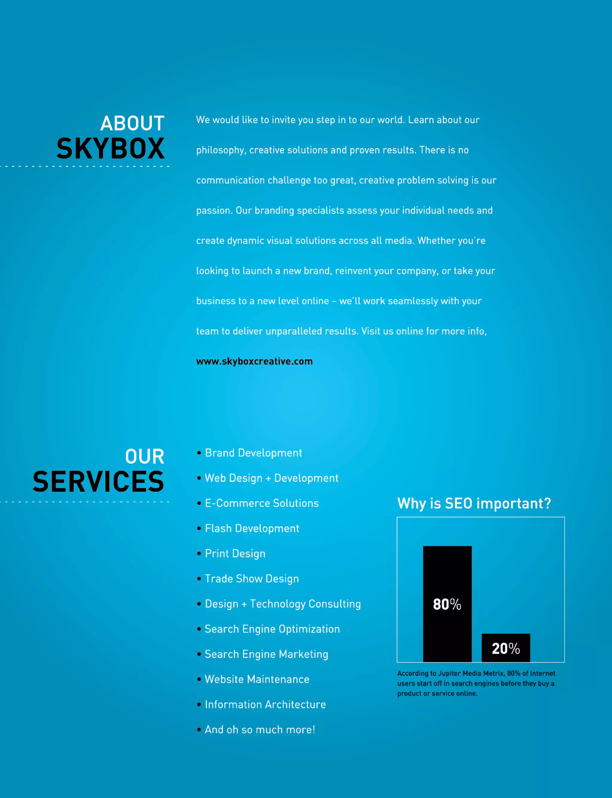 Skybox Creative Corporate Brochure | PDF