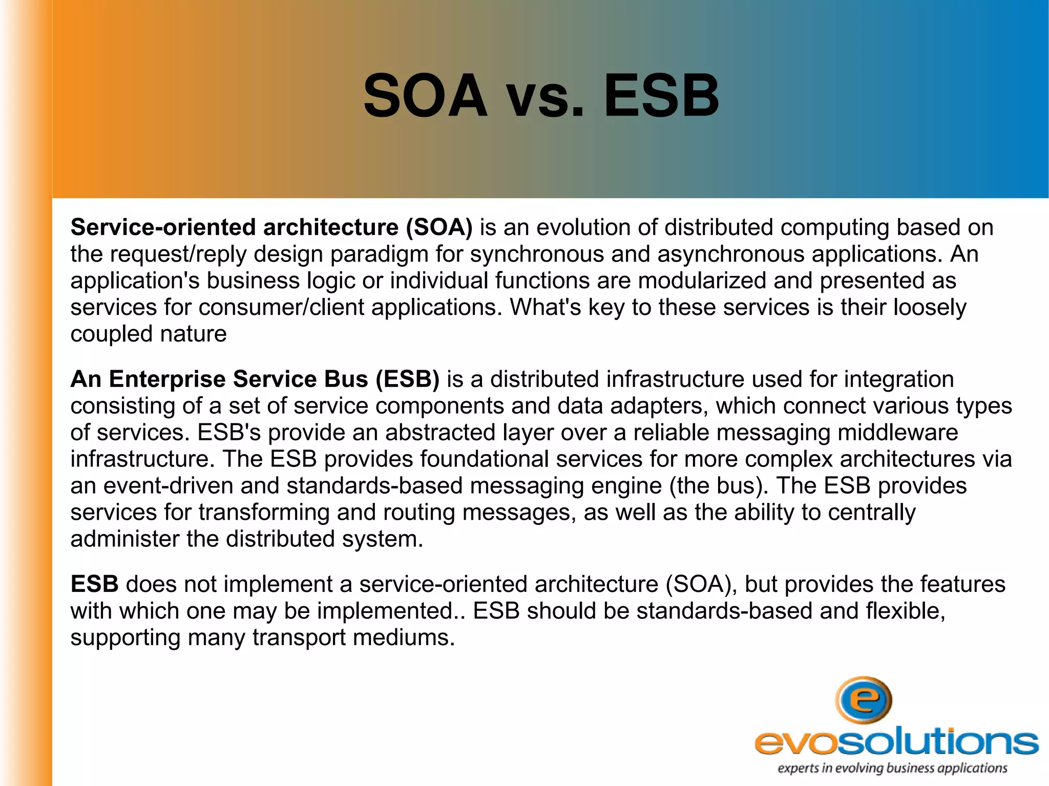SOA & ESB Presentation | ODP