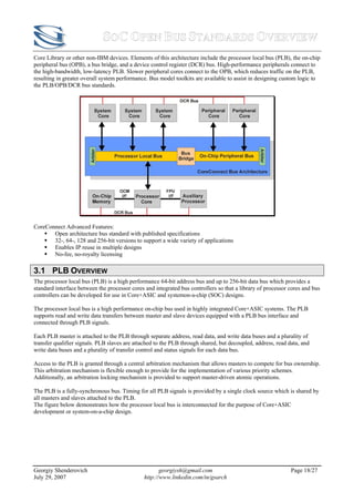 SOC/ASIC Bus Standards | PDF