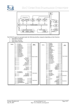 SOC/ASIC Bus Standards | PDF