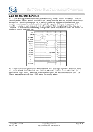 SOC/ASIC Bus Standards | PDF