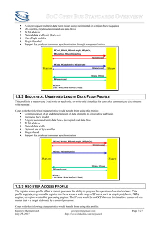 SOC/ASIC Bus Standards | PDF