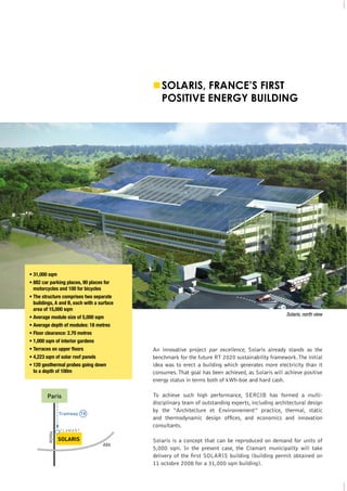Solaris, Sustainable architecture, Positive Energy and Well-being in ...