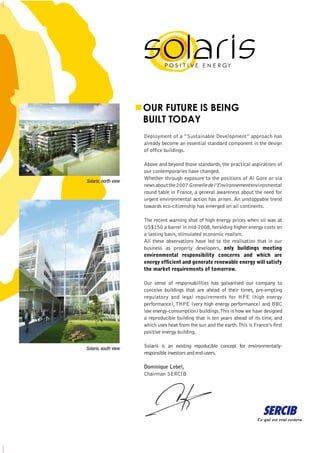 Solaris, Sustainable architecture, Positive Energy and Well-being in ...