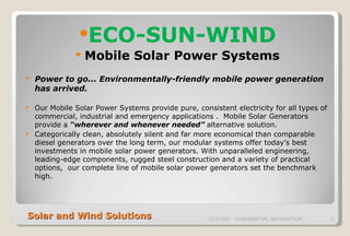 Solar Power Point Presentation | PPT