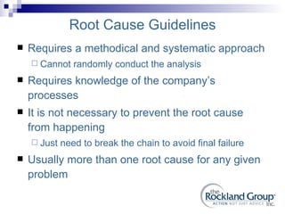 Root Cause Analysis | PPT