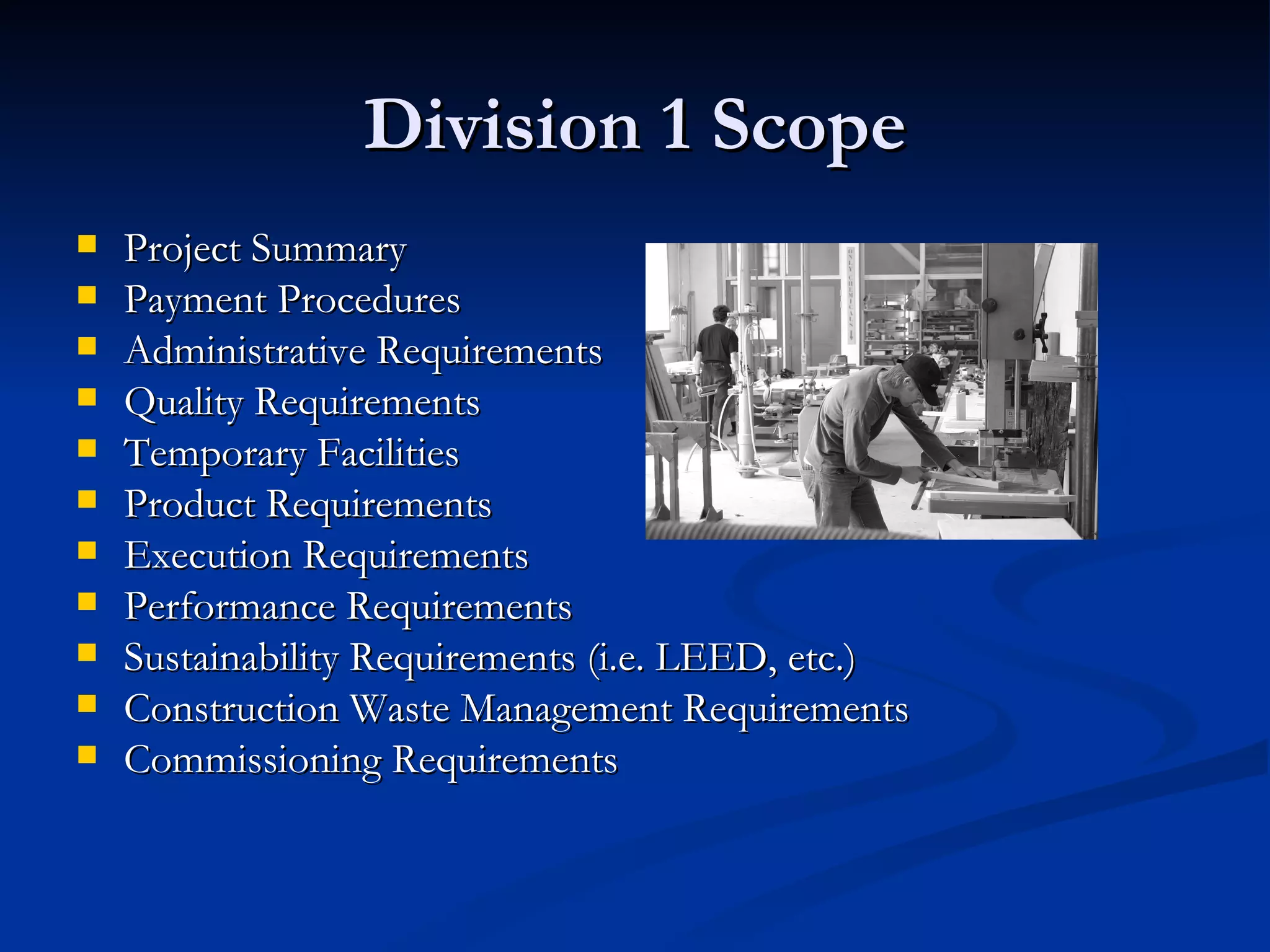 Specifications 101 | PPT