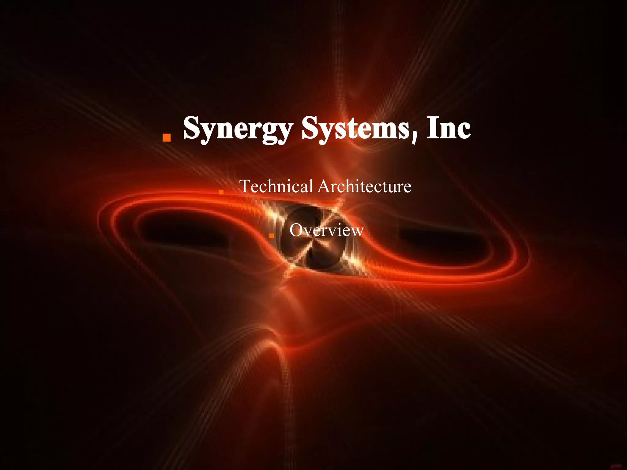 Ssi Tech Arch Overview 03072009 | PPT