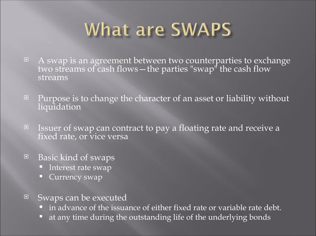 Swaps | PPT