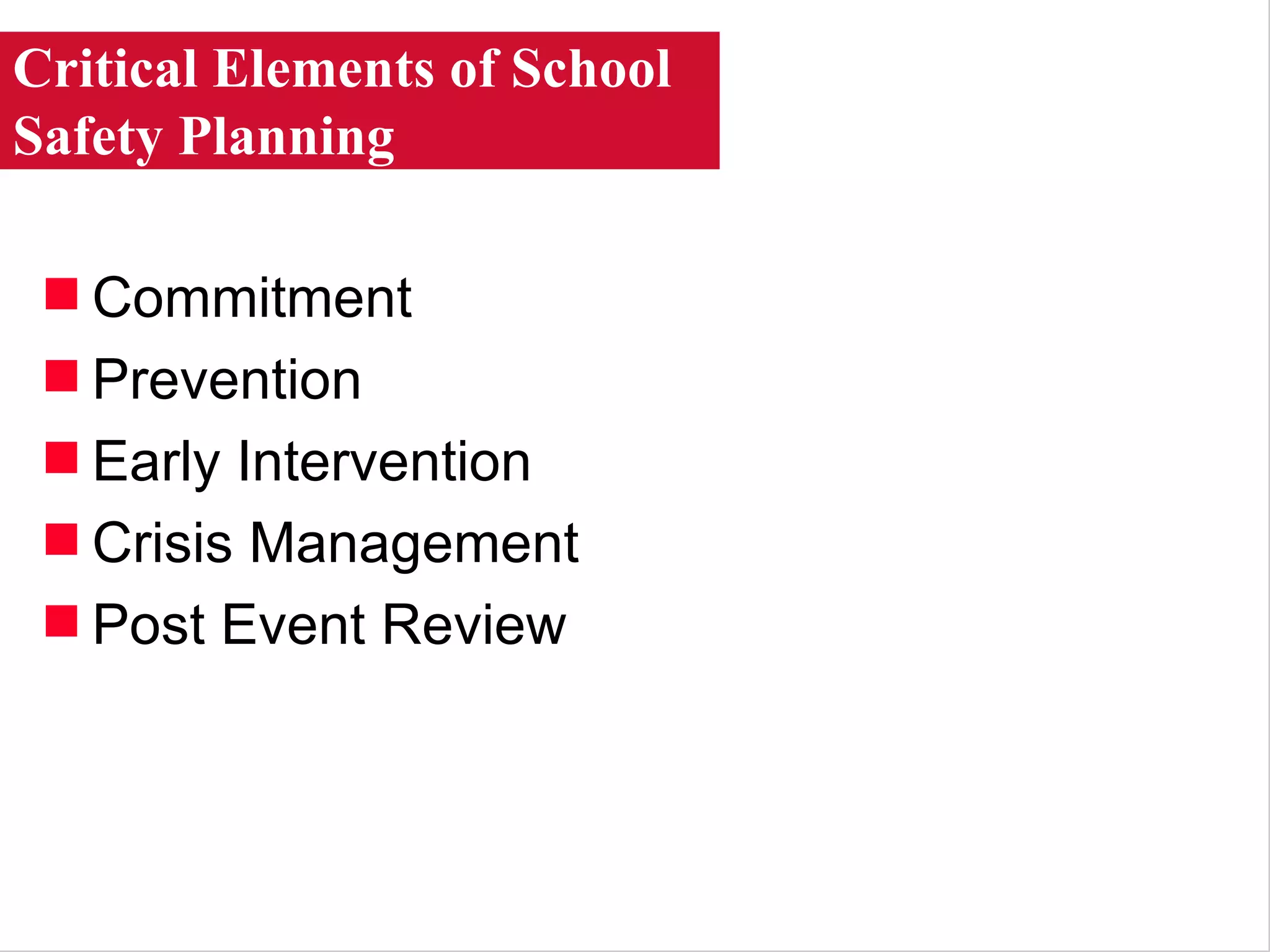 School Emergency Planning | PPT