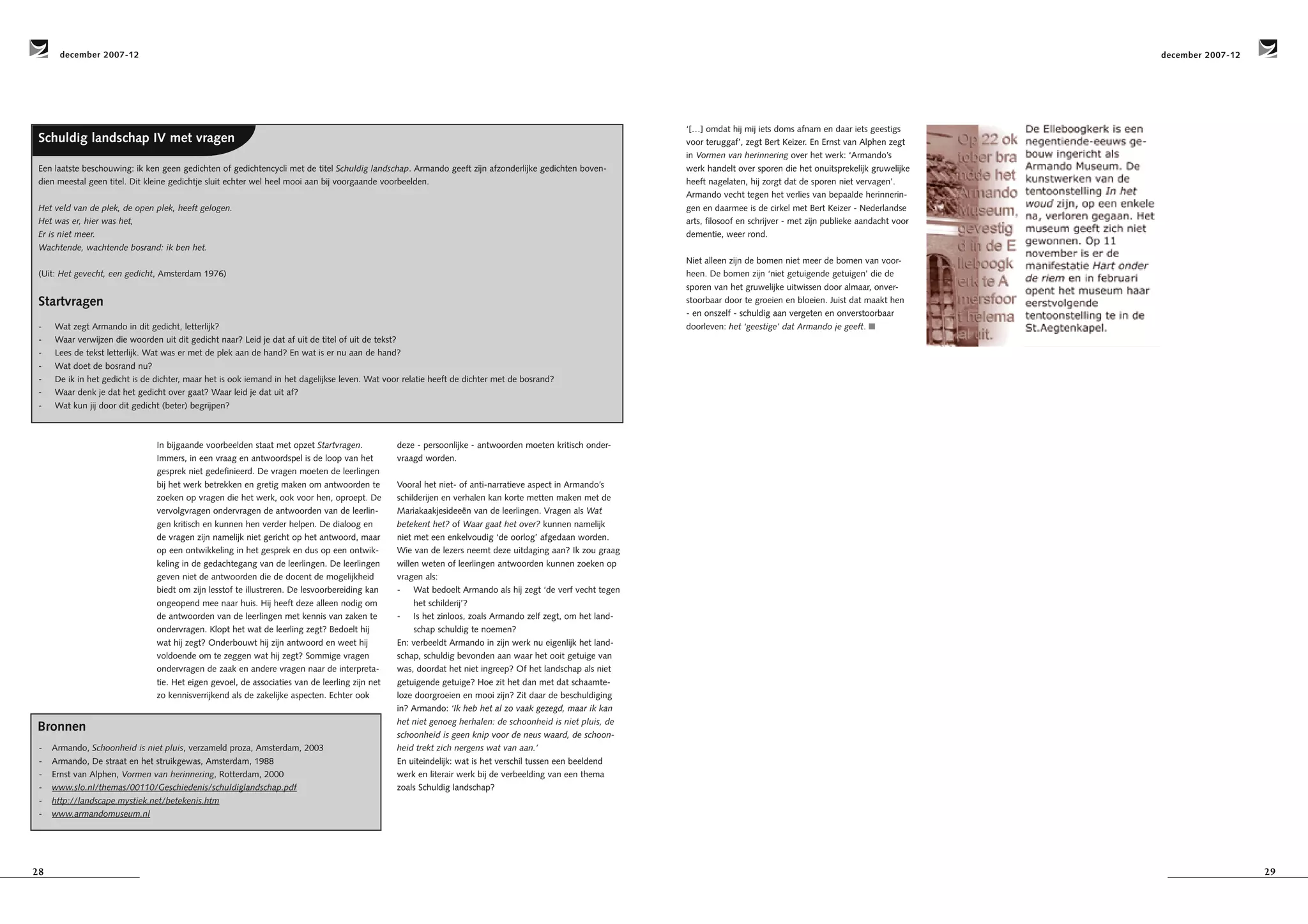 Schuldig Landschap | PDF | Music | Entertainment