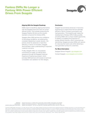 Seagate Technology Paper | PDF