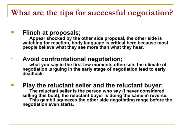 Secrets Of Power Negotiating | PPT