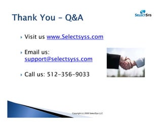 Select Sys Services | PPT