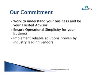 Select Sys Services | PPT
