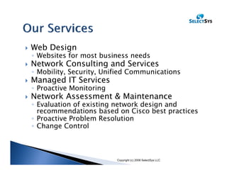 Select Sys Services | PPT