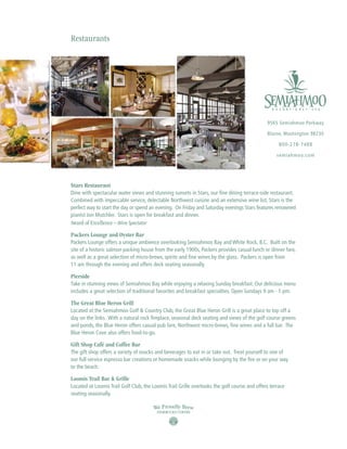 Semiahmoo Sales Kit | PDF