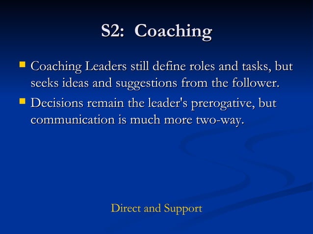 Situational Leadership | PPT