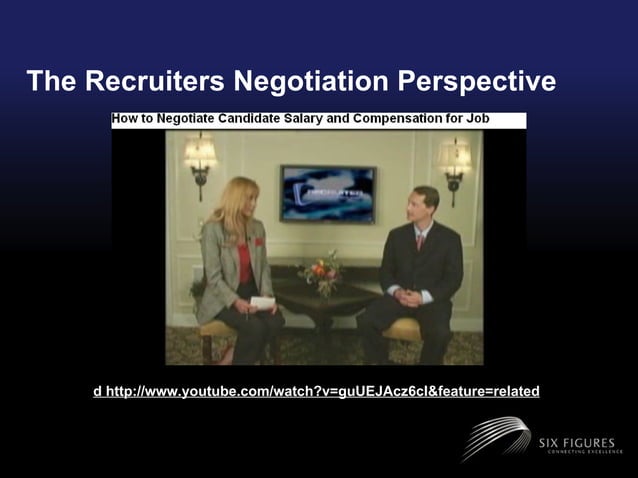 Six Figures Salary Negotiation Presentation 2009 | PPT