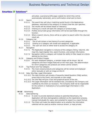 Project Business Requirements Document | PDF