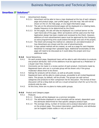 Project Business Requirements Document | PDF