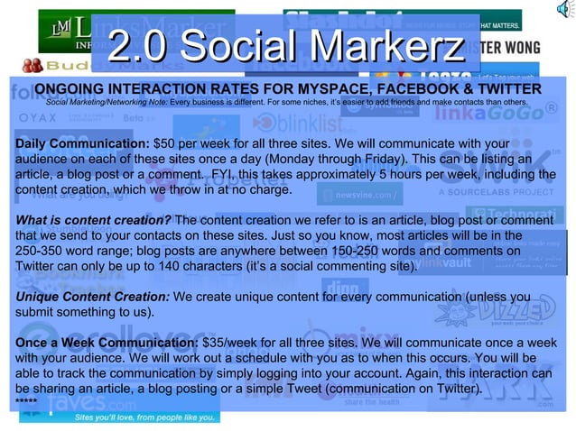 Social Markerz | PPT