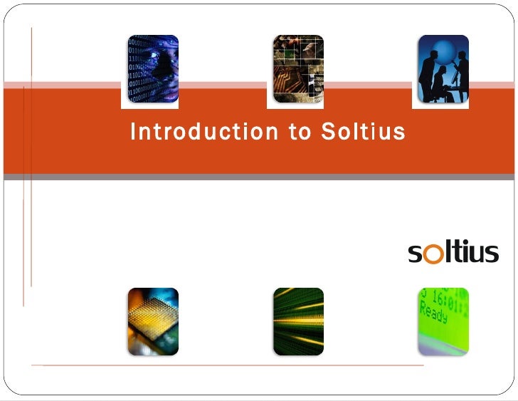 Soltius Presentation