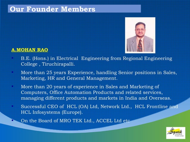 Spatik Consultants Pvt. L Td | PPT | Management Consulting Industry ...